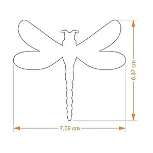 SANCTIFIED Dragonfly Bookmark in Brass Metal Finish l Premium and Unique Design Bookmark for Gift