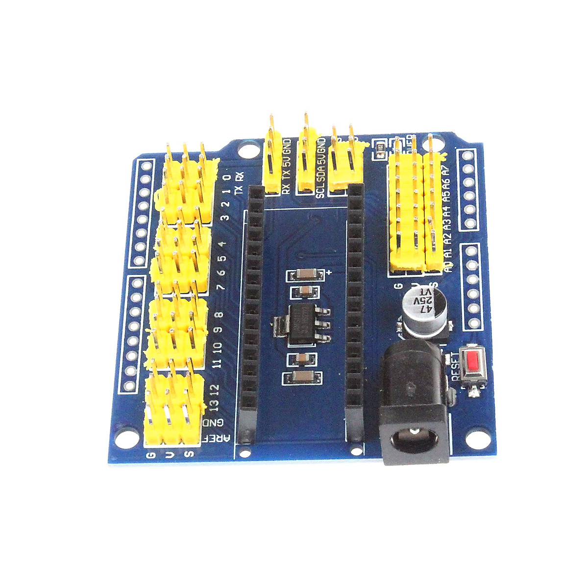 NOYITO I O Expansion Sensor Shield Module for UNO R3 Nano V3.0 Nano Pro - Color Version