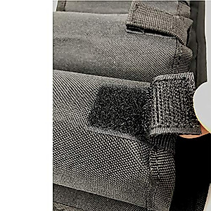 LIVANS Beer Bandolier Holder 12-Pack, Drink Vest Beer Holster 12 Can Soda Belt Holster Beverage Holder Insulated with Inside Money Holder Funny BBQ Party Gag