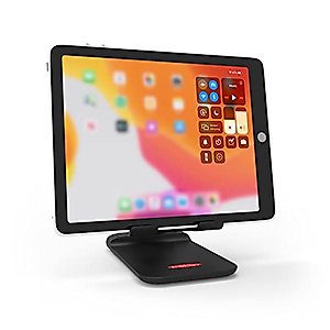 Doohickey Phone and Tablet Stand, Adjustable and Foldable, The Perfect Hands-Free Stand Compatible with Most Tablets and Cellphones Lightweight and Sturdy (Black)