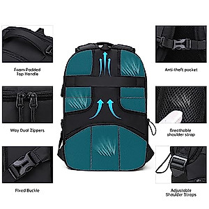 FILLOVE Laptop Backpack, Friendly Durable Travel Backpack with USB Port,Water Resistant Computer Bag Travel Business Backpack for 17 inch Laptop