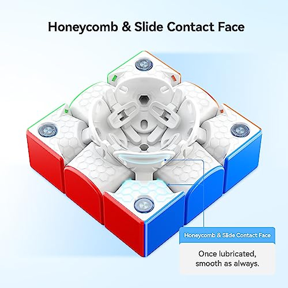 GAN 356 ME, Speed Cube 3x3 Magnetic Puzzle Toy with 48 Magnets GES Pro+ Customized 12 Tension Settings, Ideal for Children Kids Adults, GAN 356 M Upgraded Version, Frosted Coated