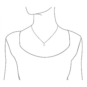 Hawaiian Silver Jewelry Cross Charm – Mini Cross Charm Pendant for Necklace, Bracelet, Jewelry – Premium 925 Sterling Silver – High Polished Silver Cross Pendant