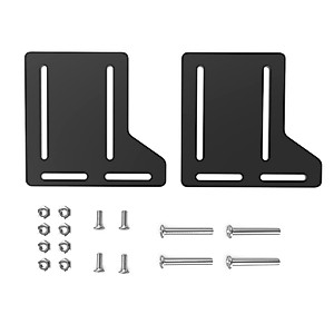 Bed Frame Brackets 2PCS Bed Rail Hardware Adapter for Headboard Heavy Duty Metal Bed Frame Extenders Attachment Brackets for Adjustable Bed Base Parts