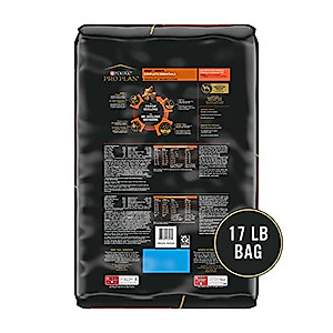 Purina Pro Plan High Protein Dog Food With Probiotics for Dogs, Shredded Blend Salmon & Rice Formula - 17 lb. Bag