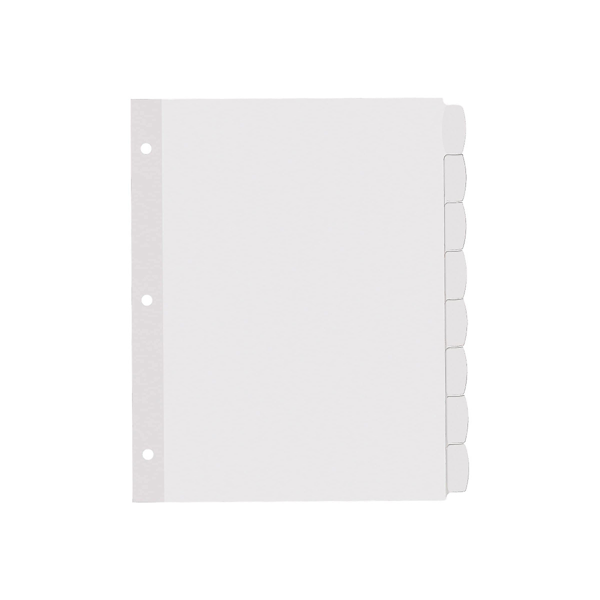 Avery Big Tab Printable White Label Dividers with Easy Peel, 8 Tabs, 4 Sets (14433)