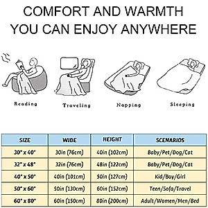 Healing Blanket, Get Well Blanket, Get Well Soon Gifts for Women, Soft Comfort Warm Hugs Gifts Compassion Blanket, Positive Energy Throw Heart Blanket, Breast Cancer Recovery Gift, Purple 50x60 Inch