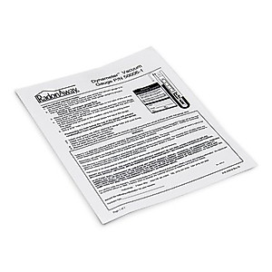 RadonAway GP501 Radon Fan & Install kit: Two 3"x3" Black Couplings & U-Tube Vacuum Gauge & Radon System Labels