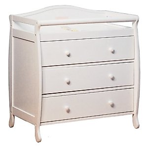 Athena Grace 3 Drawer Changer, White