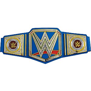 Mattel WWE Championship Title, Live Action Universal Championship Role-Play & Costume Accessory, Kid-Sized Wearable Belt with Adjustment