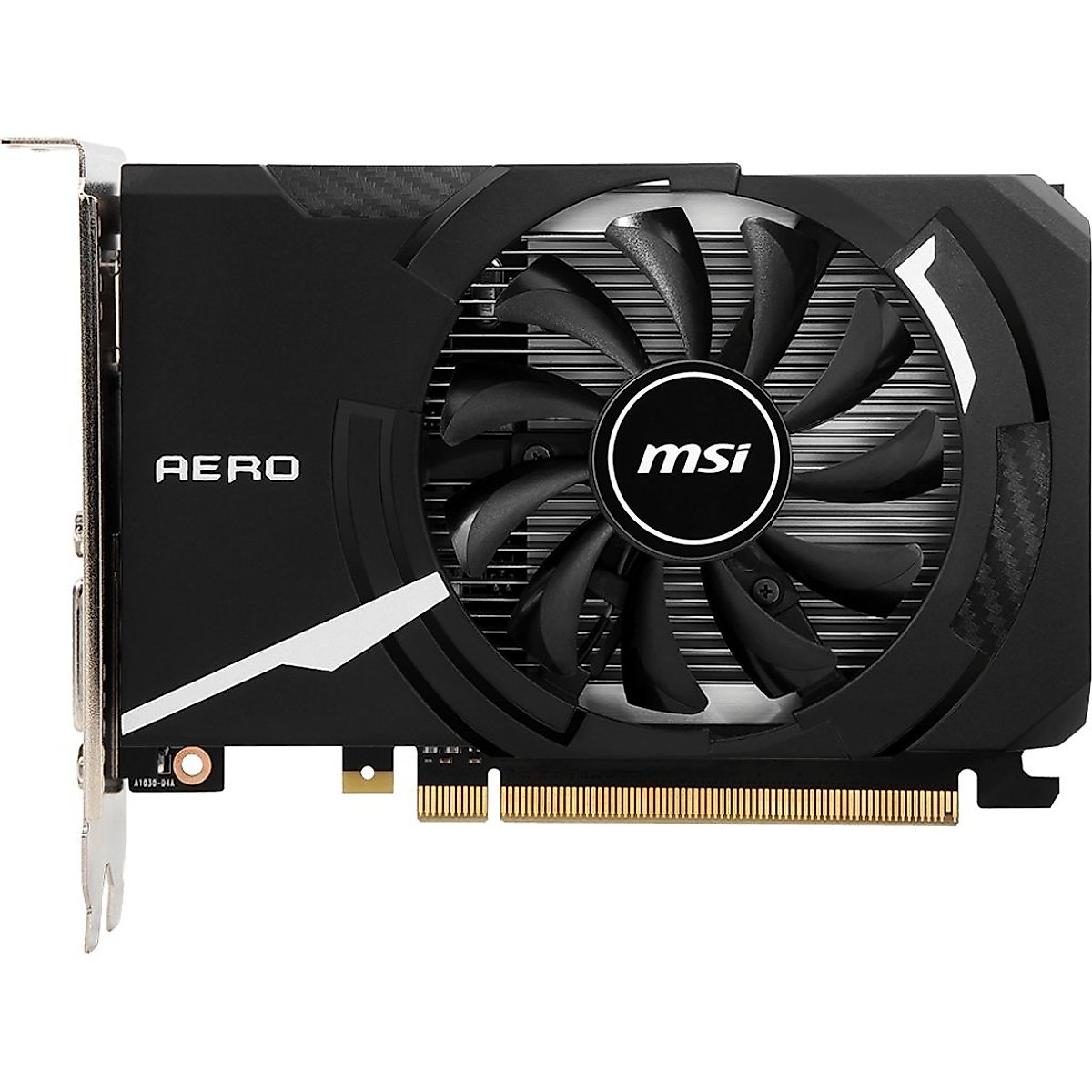 MSI GAMING GeForce GT 1030 2GB GDRR4 64-bit HDCP Support DirectX 12 ITX OC Graphics Card (GT 1030 AERO ITX 2GD4 OC)