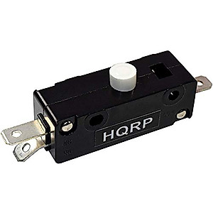 HQRP Push Button Switch Compatible with Cherry E13-00E, Sears, Craftsman, MTD Snow King Snow Blower Snowblower Snowthrower