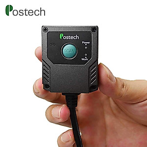 Posunitech Mrz Code Reader Ms430 Passport, Fixed Mount with Ir/Light & Aec | Ocr 2D Qr Barcode Scanner USB Rs232 for Duty-Free Shop & Travel Agent