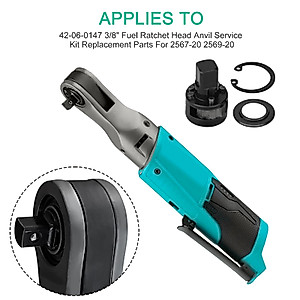 42-06-0147 Fuel Cordless Ratchet Wrench Anvil Repair Kit for 2567-20 2569-20 3/8" M12 High Precision Replacement Parts