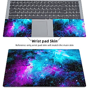 15.6" Laptop Decal Skin Vinyl Sticker Cover Compatible with Dell Inspiron 3000/Acer Nitro 5 Gaming Laptop/Razer Blade 15 Base/HP Premium 15.6 Laptop Skin Stckers(Blue Purple Marble)