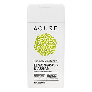 Acure Curiously Clarifying Shampoo With Lemongrass & Argan, 12 Oz