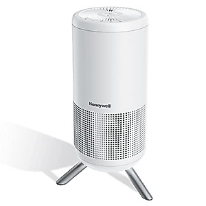 Honeywell Designer UltraQuiet Technology HEPA Air Purifier Tower, Medium-Large Room (190 sq ft) White – Features Intelligent Auto Mode - Wildfire, Smoke and Airborne Allergen Air Purifier, HPA830