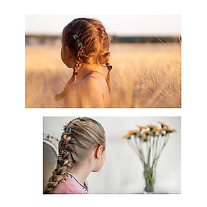 Mini Hair Clips - 72 Pcs for Women and Girls, Plastic, Small Claw Hair Clips with 3 Colors, Tiny