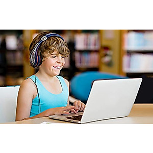 eKids Avengers Kids Adjustable Headband, Stereo Sound, 3.5Mm Jack, Volume Limited Headphones for School, Home, Travel