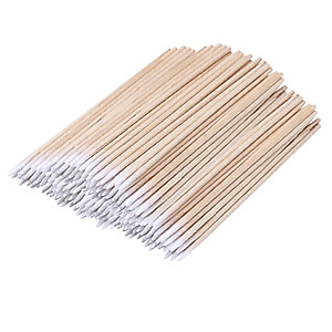 500 Count 4 Inch Pointed Cotton Swabs Precision Microblading Cotton Tipped Applicators Micro Swabs Tattoo Permanent Supplies