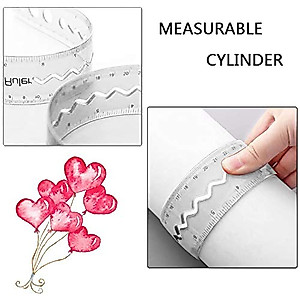 30CM/12inch Unbreakable Clear Rulers Dual Scale Bendable Flexible Rubber Rulers Transparent Shatterproof Straight Plastic Ruler,12 In Flexi Folding Rulers School,Classroom,or Office Kids/Adults(4PCS)