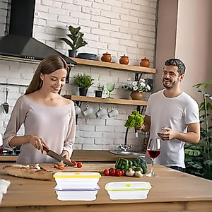 DERUI Collapsible Food Storage Containers, Premium Silicone, BPA Free,Microwave and Oven Safe Container with lids, For Travel, Camping or Baking 1200ml/40.6OZ(Purple,1Pack)