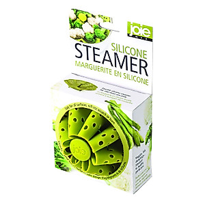 MSC International Joie Silicone Vegetable Food Steamer, Adjustable and Collapsible, Expands to 9-Inches