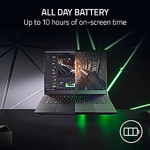 Razer Blade 14 Gaming Laptop (2023): AMD Ryzen 9 7940HS CPU - NVIDIA GeForce RTX 4060 GPU - 14" 16:10 QHD+ 240Hz -16GB DDR5 RAM - 1TB SSD - Windows 11 - Vapor Chamber Cooling - Chroma RGB
