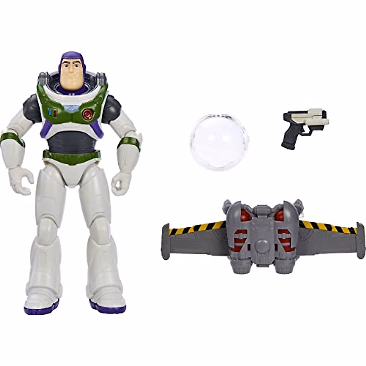 Mattel Lightyear Toys 12-in Action Figure with Accessories, Space Ranger Gear Alpha Buzz with Jetpack & Blaster