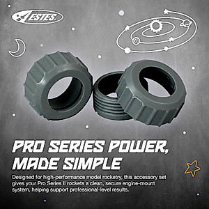 Estes 29-mm Motor Retainer Set Brown/a