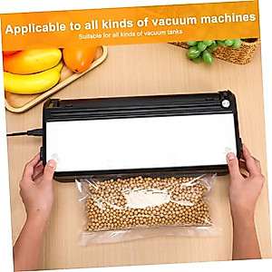 Mikinona 5 Rolls Pa Sous Vide Bags White Bye Food Vacuum Seal Bags Vacuum Food Sealer Bags Food Preservation Bag