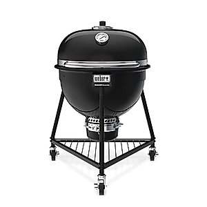 Weber Summit Kamado E6 Charcoal Grill, Black