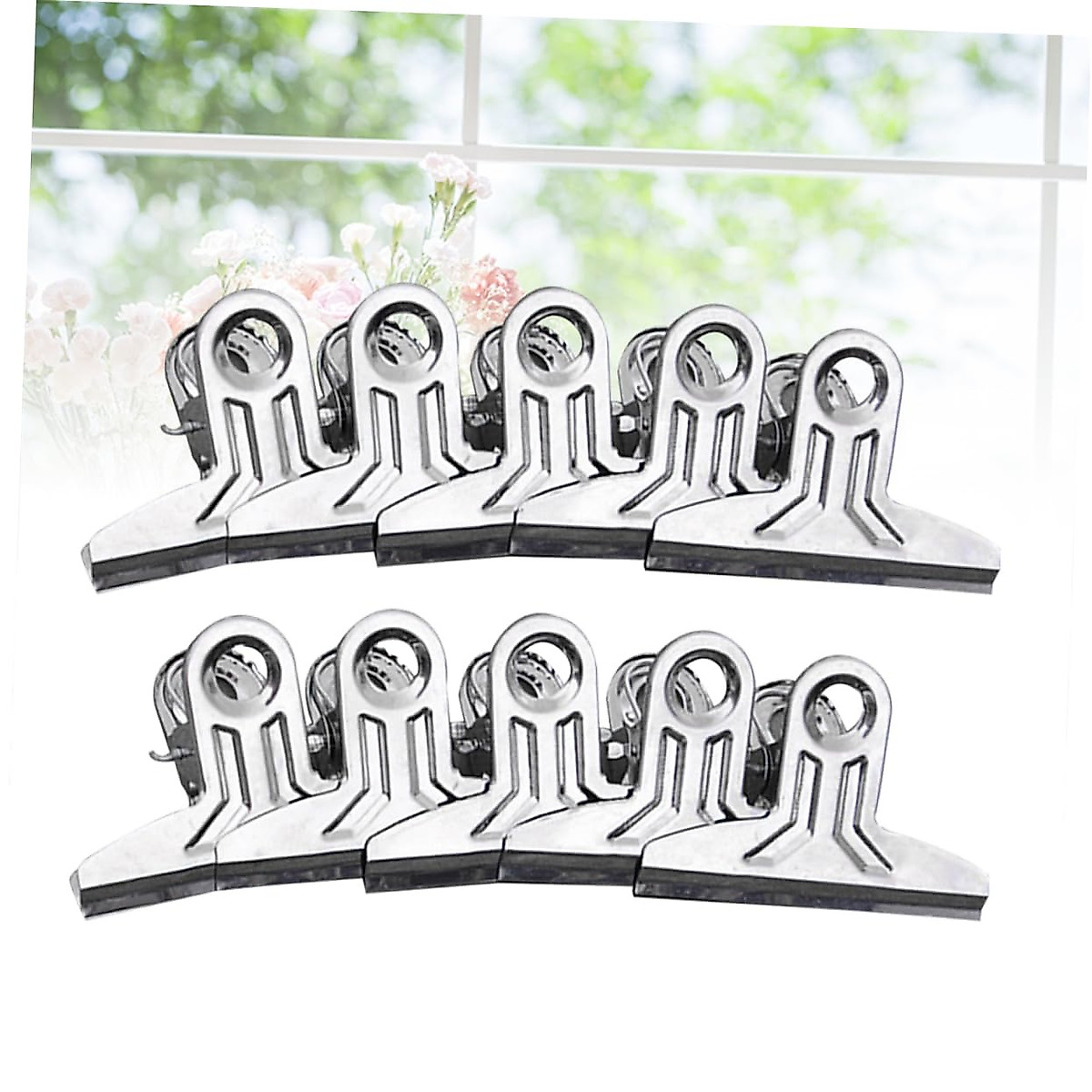 10 pcs Chip Bag Clips Airtight Food Storage Notes Organization Bag Clips Home Office School