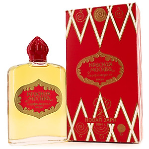CYOIDAI XPIWHTOW Krasnaya Moskva Red Moscow Perfume Water Glass Bottled by Novaya Zarya US Imported Seller Novya Zarya - Screw Cap - 100ml - 3.38 fl oz - Best Gift for Her