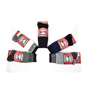 J.B. Field's Icelandic -30 Below XLR Winter Wool Socks (2 Pairs) (Medium (5-9 Shoe), Green)