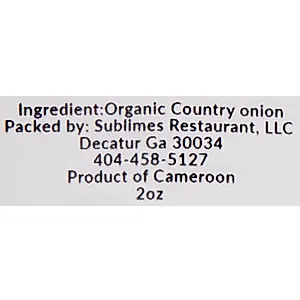 KOPABANA Country Onion Powder (Rondelles) 2oz