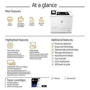 HP Laserjet Enterprise M609dn Duplex Printer with One-Year, Next-Business Day, Onsite Warranty (K0Q21A)