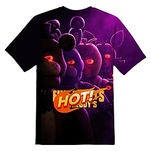 Youth Boys and Girls T-Shirt 3D Printed Fashion Game New Crew Neck Short Sleeve-3-M