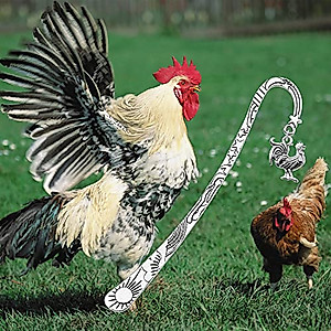 MYOSPARK Chickens Bookmark Chickens Lover Gift Chicken Mom Gift Bookmark Literary Reader Gift (Chicken Bookmark)