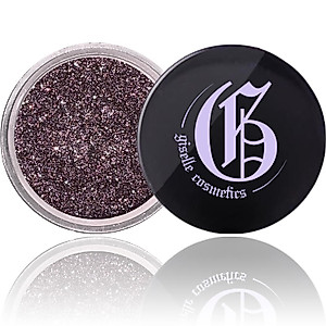 Giselle Cosmetics Black Cherry Loose Mineral Eyeshadow Palette - Versatile Make Up Kit with Highlighter Makeup, Glitter, Shimmer, and Colorful Shades