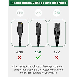 HQ8505 Replacement Charger Cord Fit for 2300 3500 7000 5000 3000 Series mg5750 mg7750 Electric Shaver Razor, Aquatec Arcitec Multigroom Beard Trimmer
