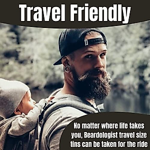 Beardologist Premium Natural Beard Balm Variety Pack for Mens Grooming - Strengthens & Softens Beards & Mustaches - Paraben & Sulfate Free - Leave In Conditioner Styling Balm For Men - 0.5oz - 4pk