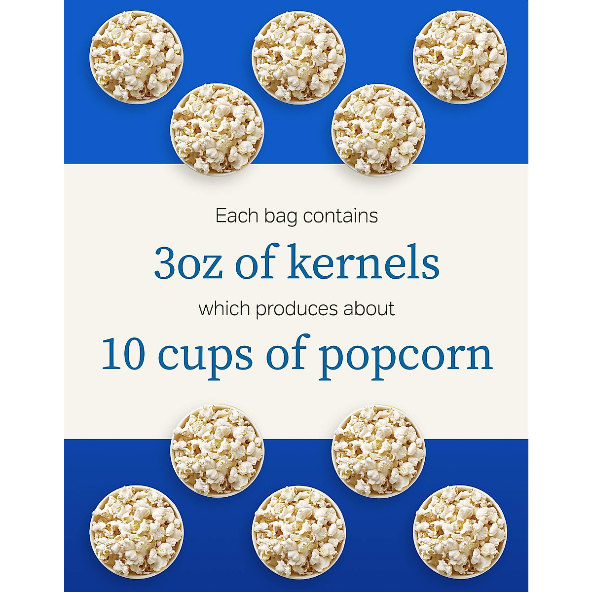 Preferred Popcorn Microwave Popcorn, Non-GMO, Whole Grain, Gluten Free (Natural, 18 Microwavable Bags)