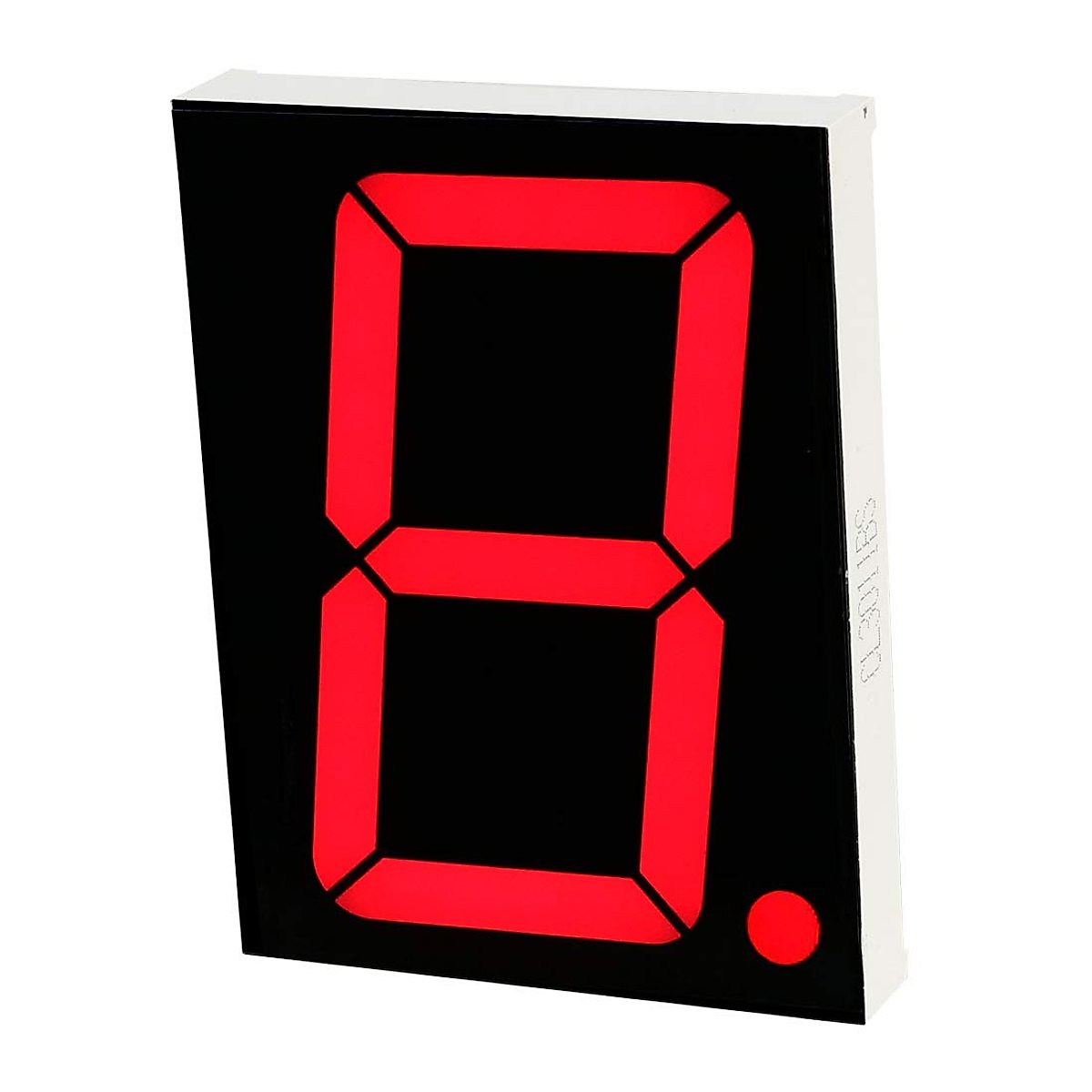 uxcell Common Anode 10 Pin 1 Bit 7 Segment Display 3.39 x 2.56 x 0.47 Inch 3" Red LED Display Digital Tube