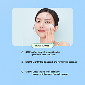 YADAH Cactus Toner Pads 5.07 Fluid Ounce 60 Count, Cruelty Free Facial Cleansing Exfoliator Toning Hydrating Treatment Wipes for Clear Pores Acne Prone Oily Dry Sensitive Skin