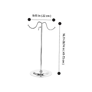 Zerodeko Towel Rack Towel Stand Towel Holder Stand Chrome Towel Holder Balanced Base Towel Bar Towel Storage Holder Vanity Towel Holder Stainless Steel Organizer Dressing Table