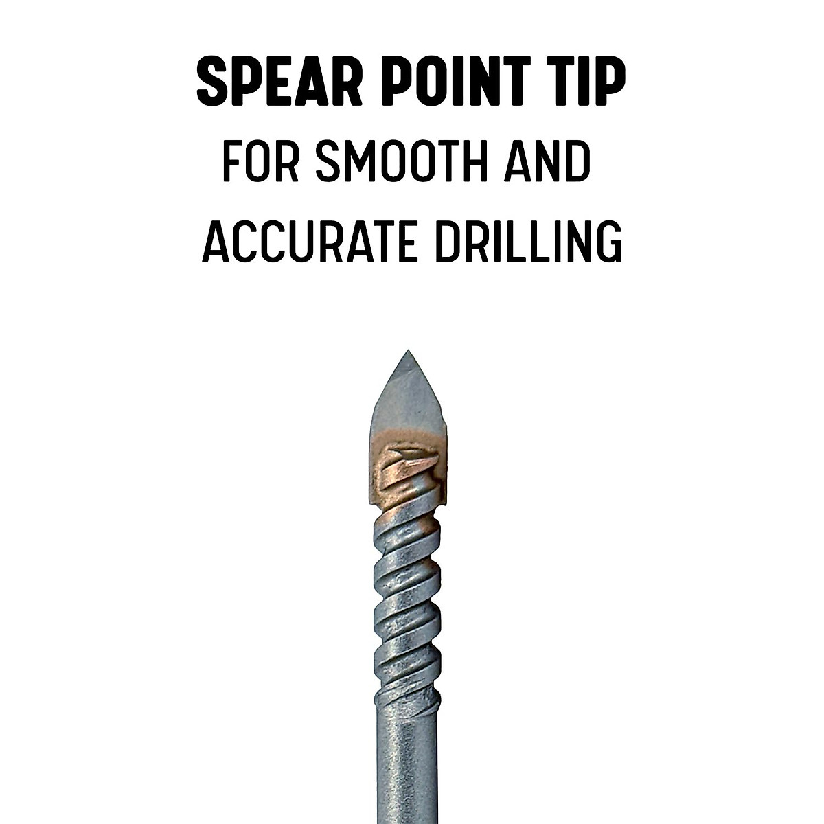 Drill America DWDGD1/4 1/4" Carbide Tipped Glass & Tile Drill Bit, DWDGD Series