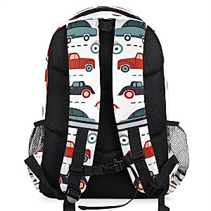 XMNYGJ Retro Car Paint Travel Laptop Backpack for Men Women 15.6 Inch Computer Lightweight College Casual Daypack Hiking Backpack Work Bag Weekender Rucksack
