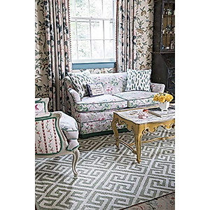 Madcap Cottage Palm Beach Brazilian Avenue Area, Indoor Outdoor Rug, 3'6" X 5'6", Green