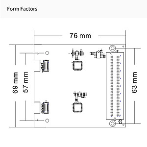 FL0214 Dual Lens MIPI IMX214 CMOS Camera LPC FMC Card for ALINX SoC FPGA Development Boards